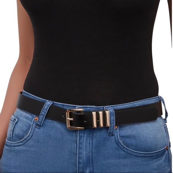 Accessories | Buckle Loop Metallic Triple Belt | Poshmark
